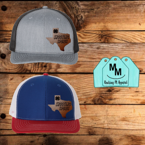 Texas 4H Shooting Sports Patch Hat (Pre Order by April 1st) – Rocking M ...